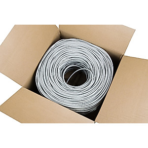 VIVO 500ft Bulk Cat6, CCA Ethernet Cable, 23 AWG, UTP Pull Box, Cat-6 Wire, Indoor, Network Installations, Gray, CABLE-V006