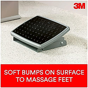 3M Adjustable Foot Rest, 18 Inch Wide Non-skid Platform (FR330)