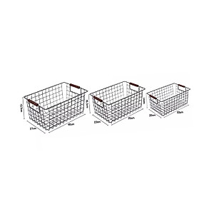 MAGICLULU Sundries Storage Organizer Debris Storage Basket Desktop Storage Basket Home Storage Container