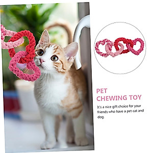 Beavorty 1Pcs Dog Rope Toys Chew Rope Natural Cotton Dog Pull Rope Indestructible Dog Toy Dog Tug Toy for Large Dogs, Dental Cleaning Chew Toys