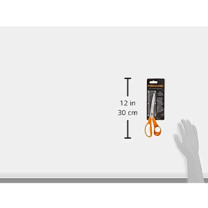 Fiskars 01-005437 Heritage Seamstress Scissors, 8 Inch, Orange , White