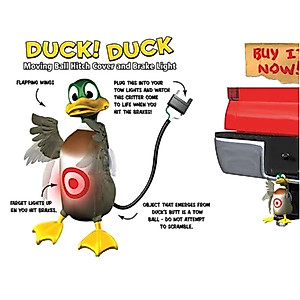 Hitch Critters Duck Animated Ball Hitch Cover and Brake Light