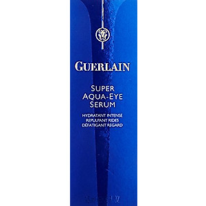 Guerlain Super Aqua Eye Serum Intense Hydration Wrinkle Serum Plumper for Unisex, 0.5 Ounce
