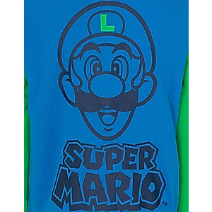 Super Mario Nintendo Luigi Little Boys Varsity Bomber Jacket 7-8