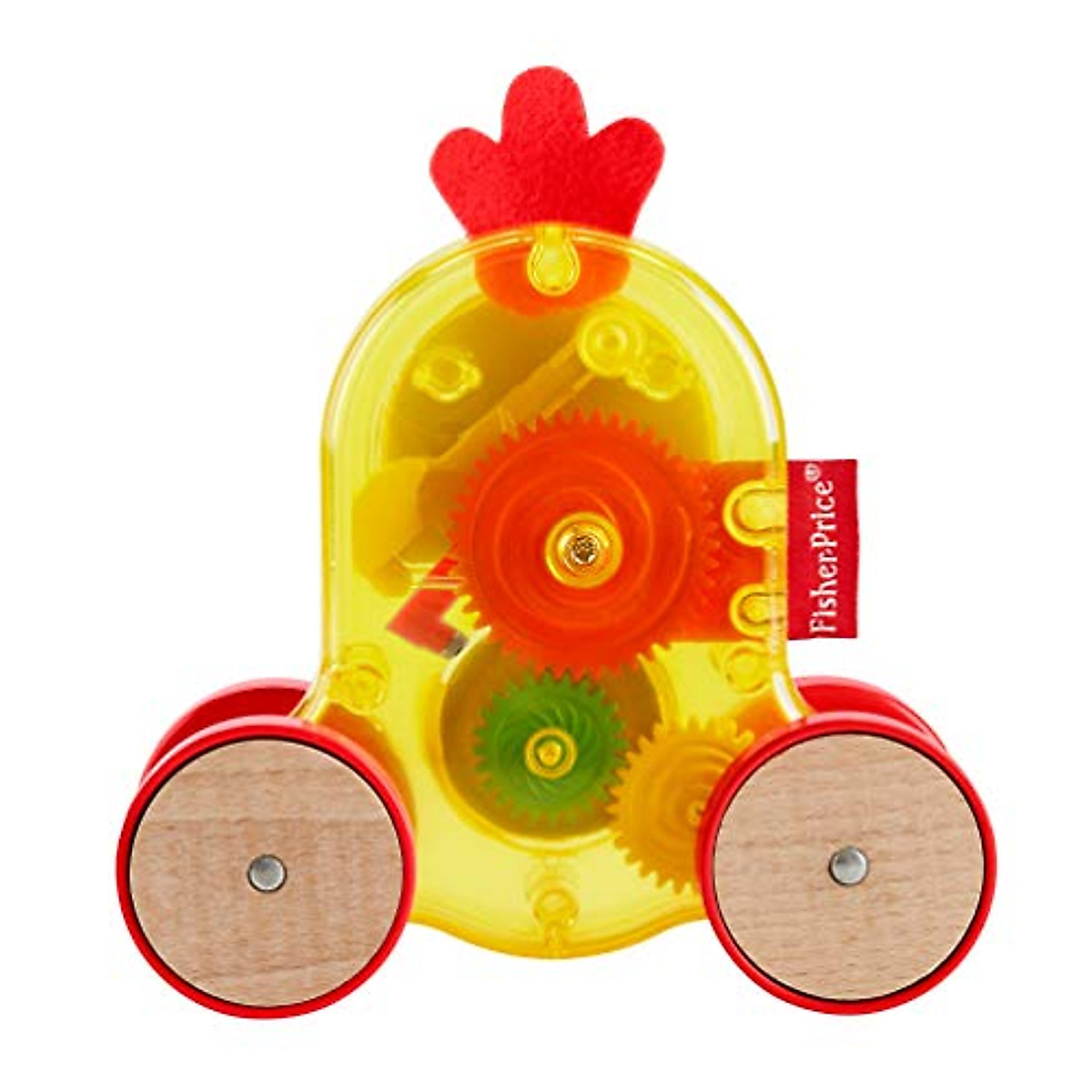 Fisher-Price Rollin’ Surprise Rooster, Push-Along Toy Vehicle for Baby