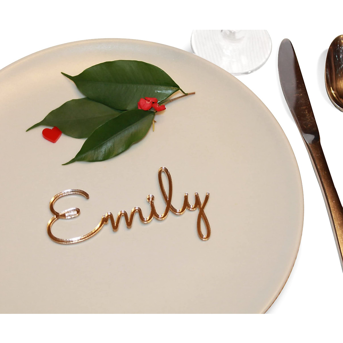 Personalized Wedding Signs Acrylic Place Cards Place Name Settings Wooden Custom Guest Table Names Laser Cut Name Formal Wedding Invitation Escort Cards Wood Bride Groom Party Decorations Event Decor