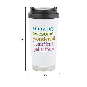 CafePress Pet Sitter Stainless Steel Travel Mug 20 oz. Insulated Stainless Steel Coffee Tumbler