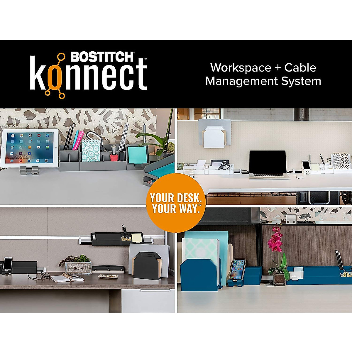 Bostitch Office 3 Hole Punch, Durable Metal,Rubber Base, 12 Sheets, Black (KT-HP12-BLK), 1 Pack