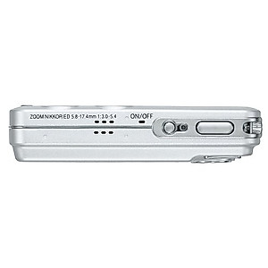 Nikon Coolpix S1 5.1 MP Slim-Design Digital Camera with 3x Optical Zoom (Includes Dock) (OLD MODEL)