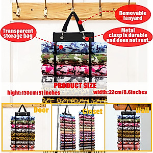 Vinyl Roll Holder with 25 Roll Compartments, Vinyl Roll Storage Rack Wall Mount,Over The Door, Craft Vinyl Storage Organizer Idea, Hanging Organizer Storage(Black, 25)