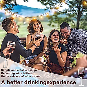 LAKEICUP Foldable Plastic Wine Glasses: 4 Sets Of Shatterproof Tall Glasses 12Oz - Detachable And Reusable