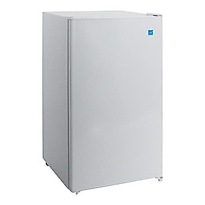 West Bend WBR33W Mini Fridge Compact Refrigerator for Home Office or Dorm, with Reversible Door, Energy Star Rated, 3.3 Cubic Feet, White