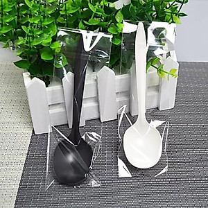 KoberrLi 3 x 8-inch Clear Resealable Cello Cellophane Bags, 100Pcs Long Clear Cookie Bags Self Adhesive for Candy Cookies Cards Dipping Bags