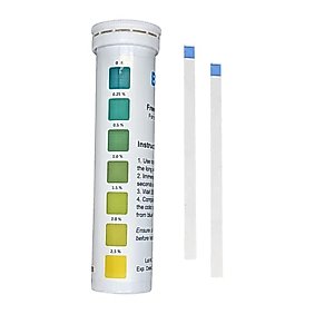 Frying Oil Quality Test Strips, Low Range Free Fatty Acid (FFA) 2.5% [Vial of 50 Test Strips]