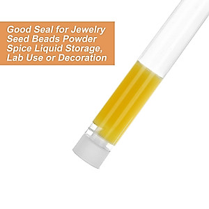 120Pcs Plastic Test Tubes with Lids and Rack, 16x100mm(10ml) Test Tubes with Cap and Holder Rack, Test Lab Tube for Scientific Experiments, Candy, Beads, Liquid Storage, Party Decor