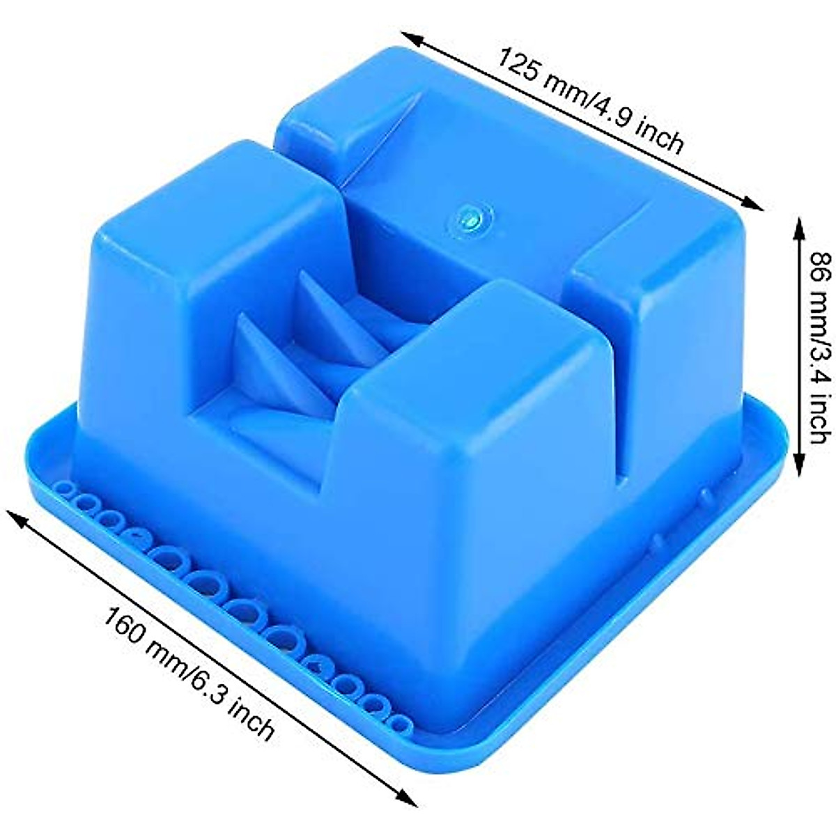 Artist Brush Washer Basin Multifunction Paint Brush Tub with Brush Holder Easy Paint Brush Cleaning and Drying