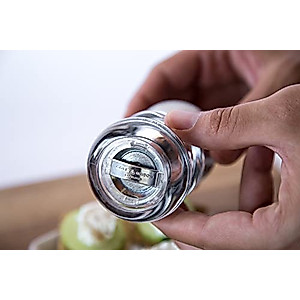 Cole & Mason H307091P Precision Ascot Pepper Mill 100 mm, Transparent/Silver
