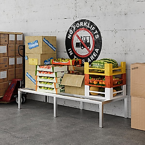 Regal Altair 60" x 24" | 12" Off The Floor Aluminum Dunnage Rack | 1000 Lbs Capacity