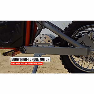 Razor MX500 Red Dirt Rocket High-Torque Electric Motorcycle Dirt Bike for Adult