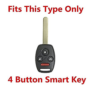 Rpkey Leather Keyless Entry Remote Control Key Fob Cover Case protector For Accord Accord Crosstour CR-V Civic Element Pilot OUCG8D-380H-A N5F-S0084A N5F-A05TAA