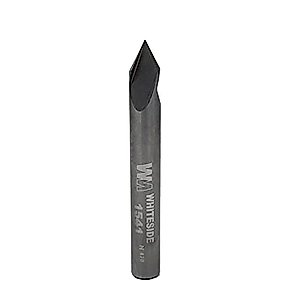 Whiteside Router Bits 1541 V-Groove 60-Degree 1/4-Inch Cutting Diameter and 7/32-Inch Point Length