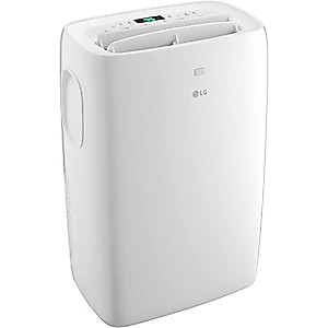 LG 6,000 BTU (DOE) / 8,000 BTU (ASHRAE) Portable Air Conditioner, Cools 250 Sq.Ft. (10' x 25' room size), Quiet Operation, LCD Remote, Window Installation Kit Included, 115V