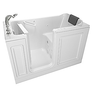 American Standard 3260.219.CLW Acrylic Whirlpool and Air Spa 32"x60" Left Side Door Walk-In Bathtub in White