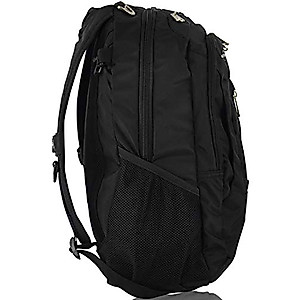 Bern Diaper Backpack, Shoulder Baby Bag, With Food Cooler, Clip to Stroller (Black/Yellow)