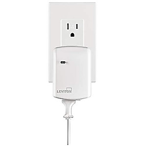 Leviton R51-DZPA1-1RW Module Appliance Plug-in, Clear