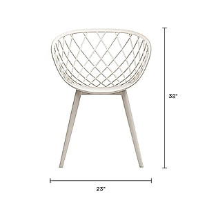 Jamesdar Kurv Set of 2 Chairs, White