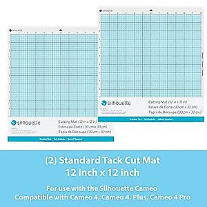 Silhouette Cameo 4 Extras Bundle with Extra AutoBlade, Extra Cutting mat, Tool Kit, PixScan Mat, and Start up Guide for Cameo 4 with Bonus Designs