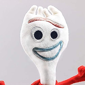 Yevt - Forky Toy Story 4 Big Plush Toy Story Forky with Stickers Set 11 Inches