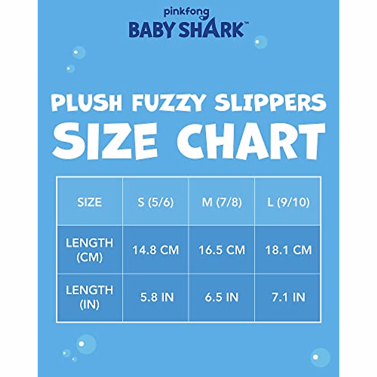 Nickelodeon Toddler Boys' and Girls’ Baby Shark Slippers - Plush Fuzzy Slippers, Non-Skid Sole (5-12 Toddler/Kid), Size 7-8 Toddler, Baby Shark Blue