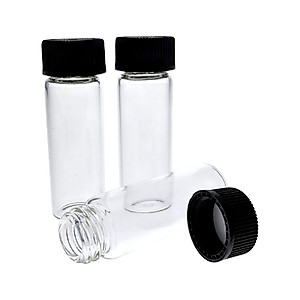 144pk Glass Vial Collection Set Craft and Hobby Storage (2 Dram)