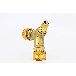 GAS-FLO, Gas Quick Disconnect 3/8 Y Splitter, CSA Certified for Propane and Natural Gas
