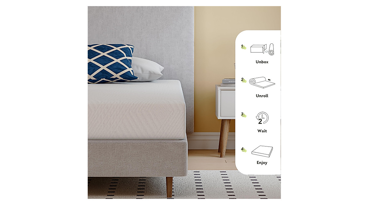 MLILY Full Mattress in a Box - 6 Inch Memory Foam Support