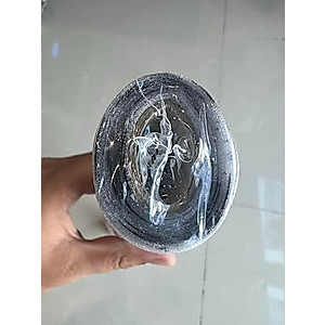 FEOMOS Window Privacy Film, Frosted Glass Window Film, Static Cling Window Tint for Home Décor & Anti UV, Black Lattice Sun Blocking Window Covering 17.3x78.7 inches