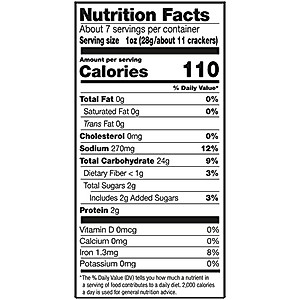 Snack Factory Original Pretzel Crisps, Non-GMO, 7.2 oz Resealable Bag