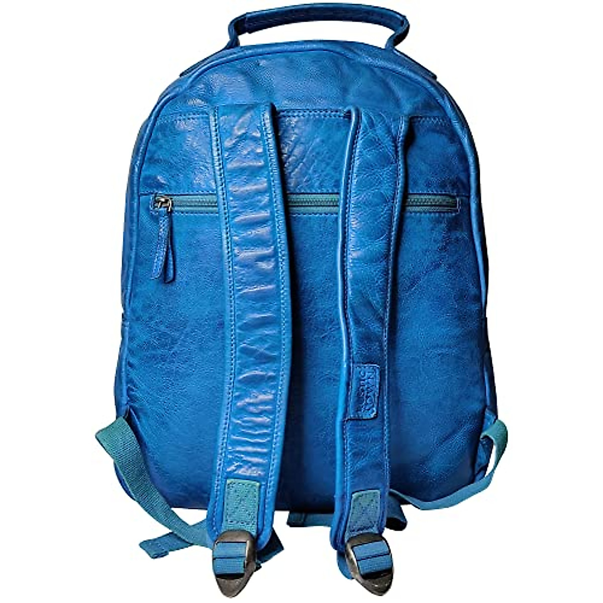 RUSTIC TOWN Leather Laptop Backpack for Women - Washed Leather Multipurpose Handbag, College Bookbag Camping Daypack Fashion Shoulder Travel Bag