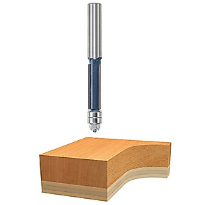 BOSCH 85602M 1/2 In. x 1-1/2 In. Carbide Tipped 3-Flute Templet Trim Bit