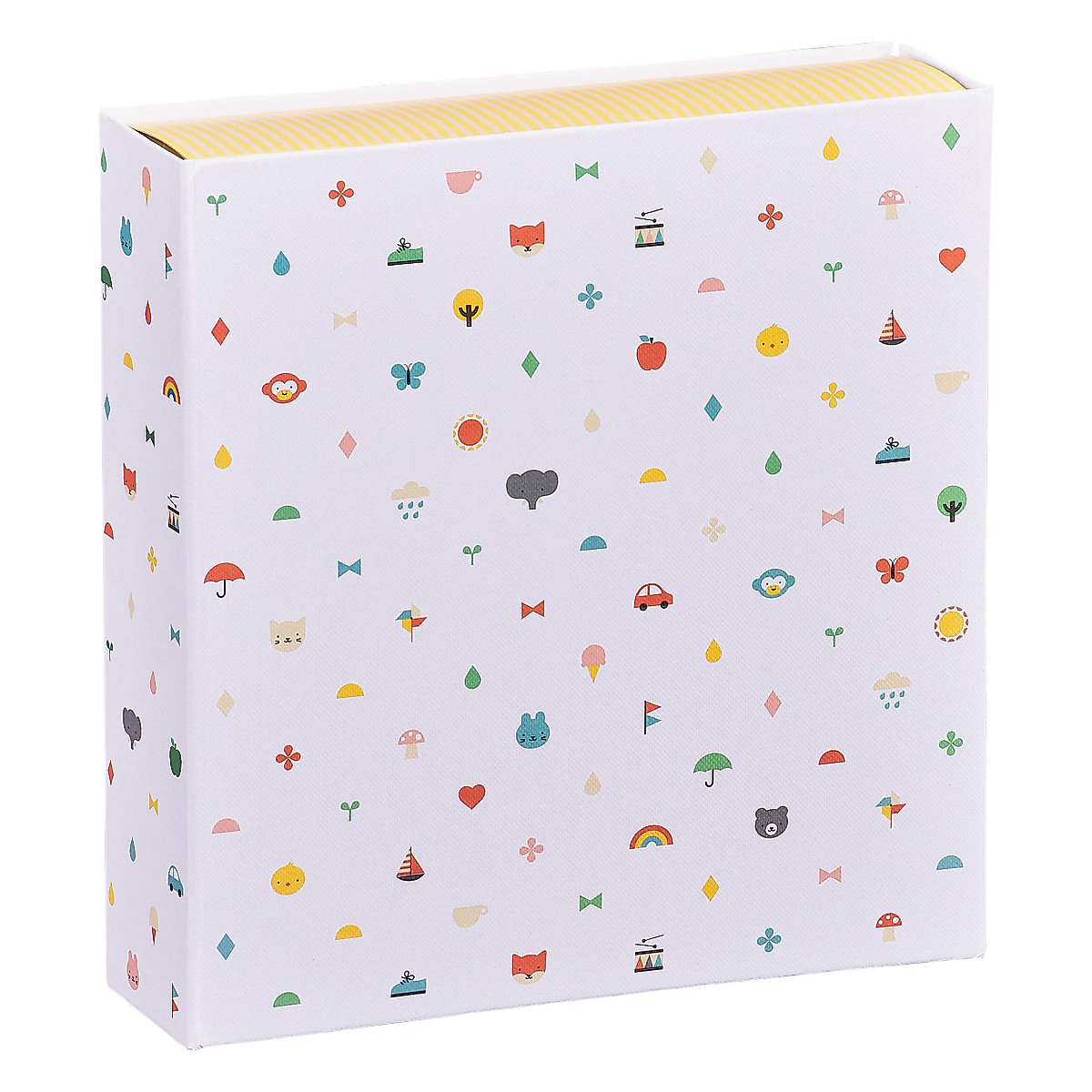 Petit Collage Newborn Baby Memory Box – Keepsake Box with 7-Drawers for All of Baby’s Firsts, Makes an Inspired Gift for Baby Showers and Expectant Moms