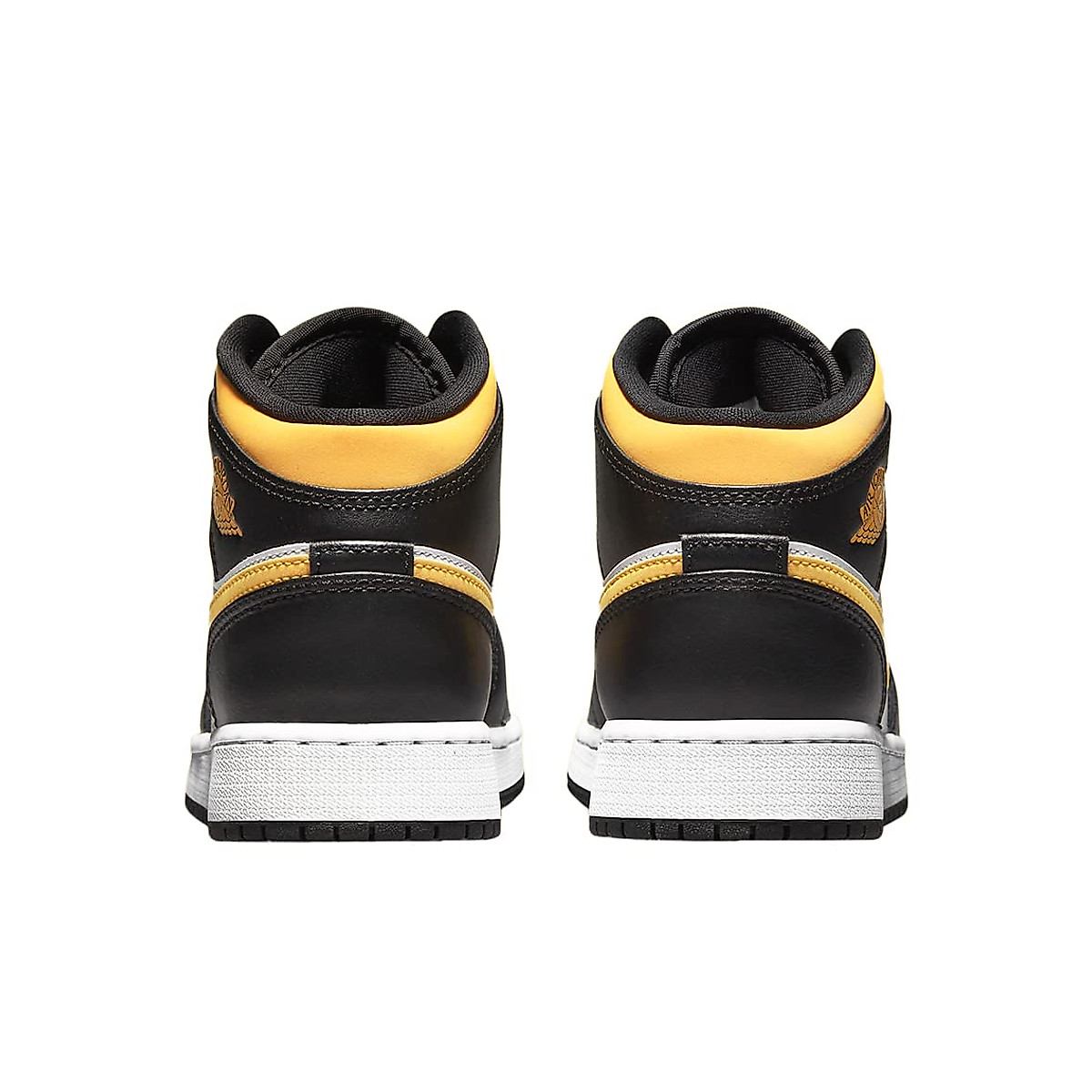 Jordan Mens Air 1 Mid GS 554725 177 Pollen/Black/White - Size 6.5Y