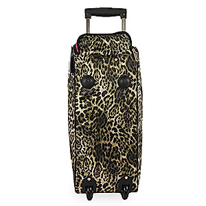 BEBE Women's Rolling Duffel, Leopard