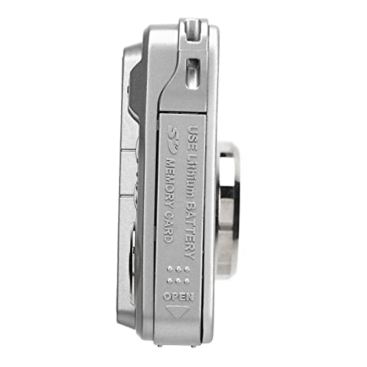 Compact Camera, 4K 2.7in LCD Digital Camera Anti Shake Portable for Photography (Silver)