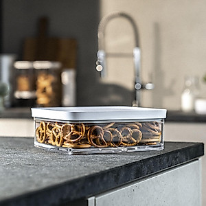 ZWILLING Fresh & Save Cube Box, Plastic, Airtight Dry Food Storage Container, 2-pc Large Cube Set, 1.7-qt