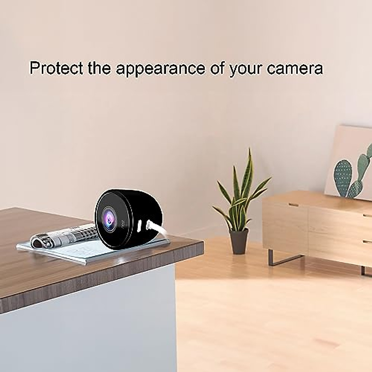 JESSY Silicone Skins Cover for Google Nest Cam Outdoor or Indoor, Protect and Camouflage Your Nest Cam Outdoor (1 Pack, Black)