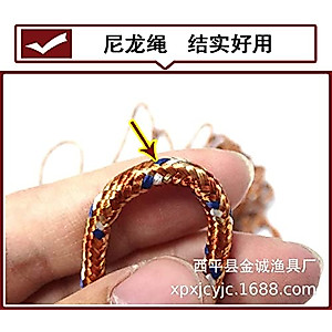 All-Purpose Clothesline, 0.2 inch X 11 Yard (10 M) Nylon Braided Rope, Weather Resistant Laundry Line Cord for Hanging and Drying, Portable Lightweight Indoor Outdoor Travel - Pack of 3