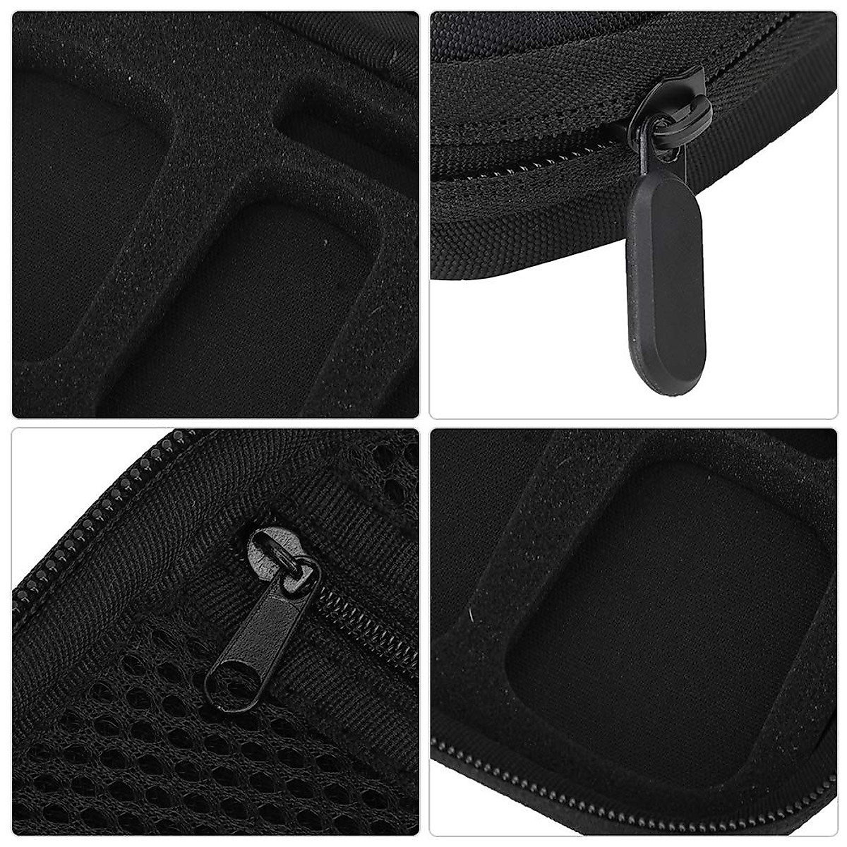 Akozon Microphone Storage Bag Hard Carrying Travel Case Portable Hard Protective Case Storage Bag for Blink 500 B2 Wireless Microphone Black for lavalier Carry case saramonic Blink 500 b2