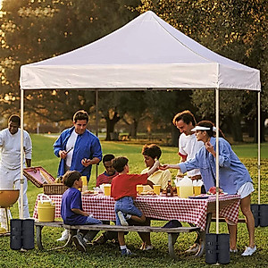 Extra Large Canopy Weight Bags(320 lbs) Set of 4, Heavy Duty Leg Gazebo Extra Large Weights Sand Bags for Pop up Canopy Tent, Instant Outdoor Sun Shelter, Patio Umbrella