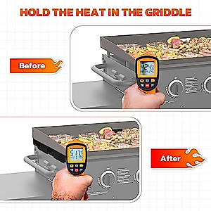 Wind Guards for Blackstone 36 inch Griddle, LUBZZOY Blackstone Griddle Accessories, Magnetic Wind Screens for Outdoor Cooking Blocking Strong Wind, Holding Heat, Saving Propane